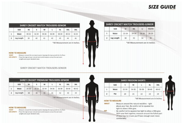 Shrey Size Guide – Shrey Sports | Official Store